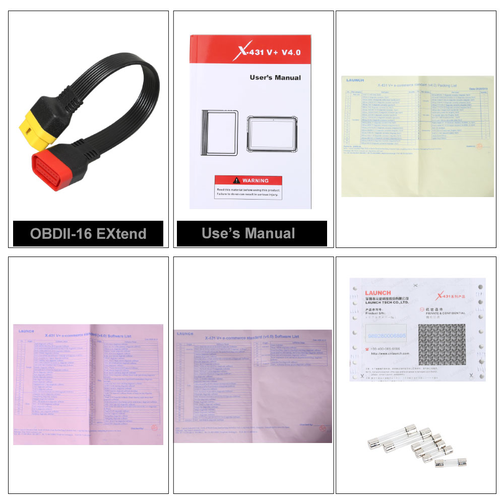 Original Launch X431 V+ (X431 PRO3) Full System Diagnostic Tool with 2 ...