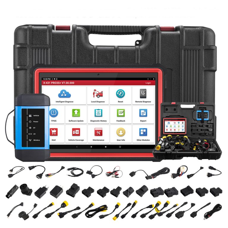 Launch X431 PRO3S+HDIII Auto Professional Diagnostic Tools Work 12V Car& 24V Truck Full systems ...