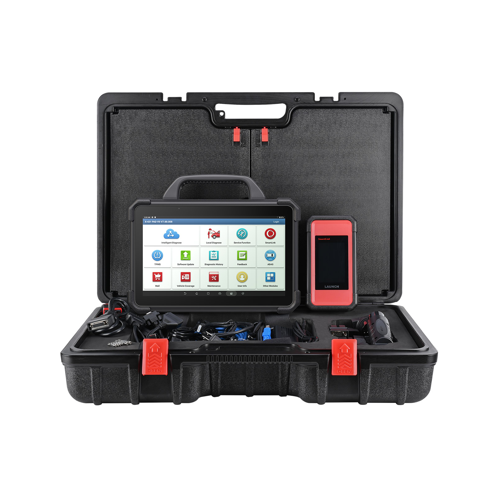 Launch X-431 PAD VII PAD 7 Elite Automotive Diagnostic Tool plus X431 EV Diagnostic Upgrade Kit ...
