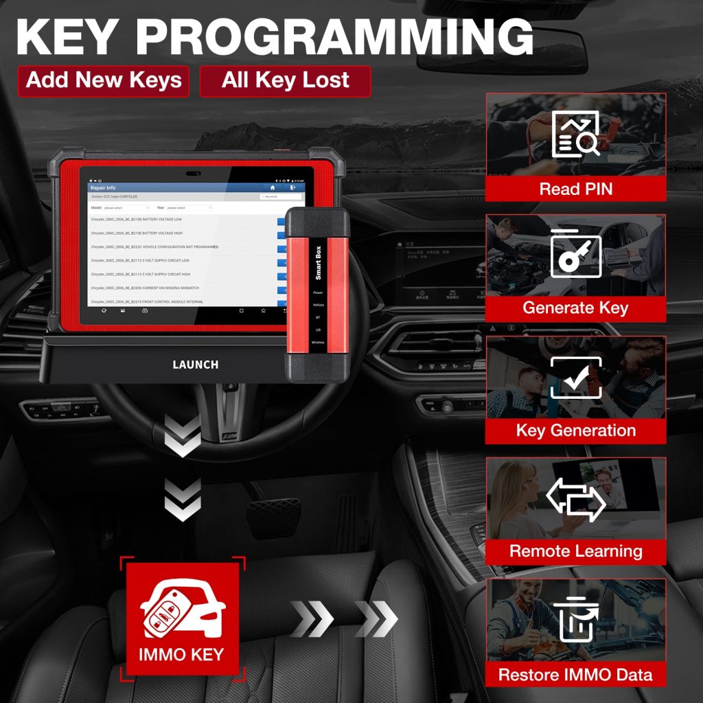 Launch X431 PAD V with SmartBox 3.0 Automotive Diagnostic Tool Support ...