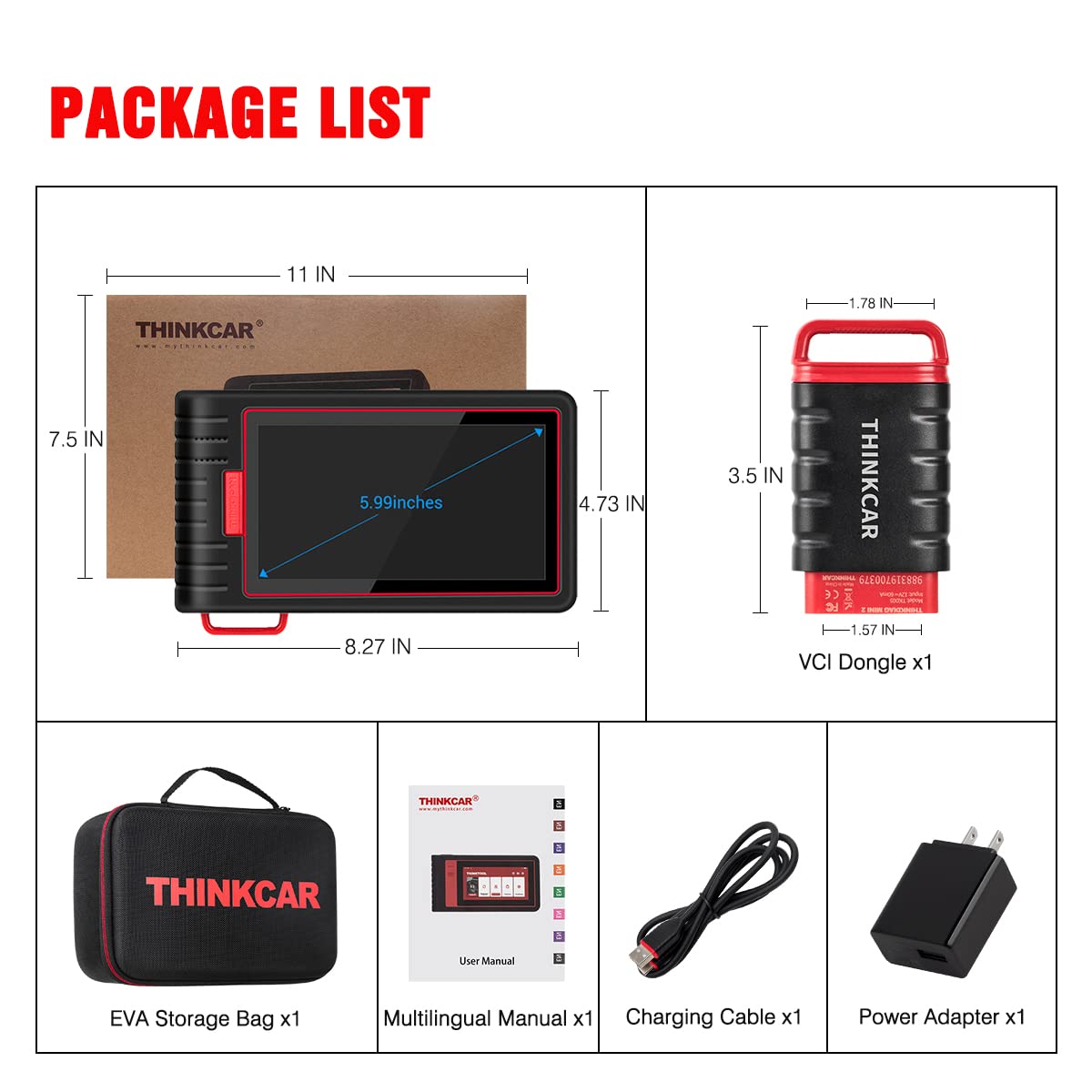 Thinkscan Max2 OE-Level Diagnostic Scan Tool with CAN-FD Protocol Bi ...