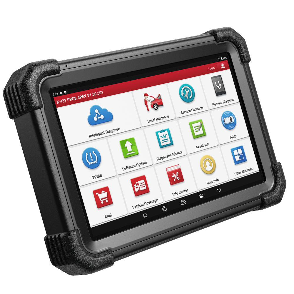 2024 LAUNCH X431 PRO3 APEX 10inch Diagnostic Scanner Support Topology Map Online Coding CAN FD ...