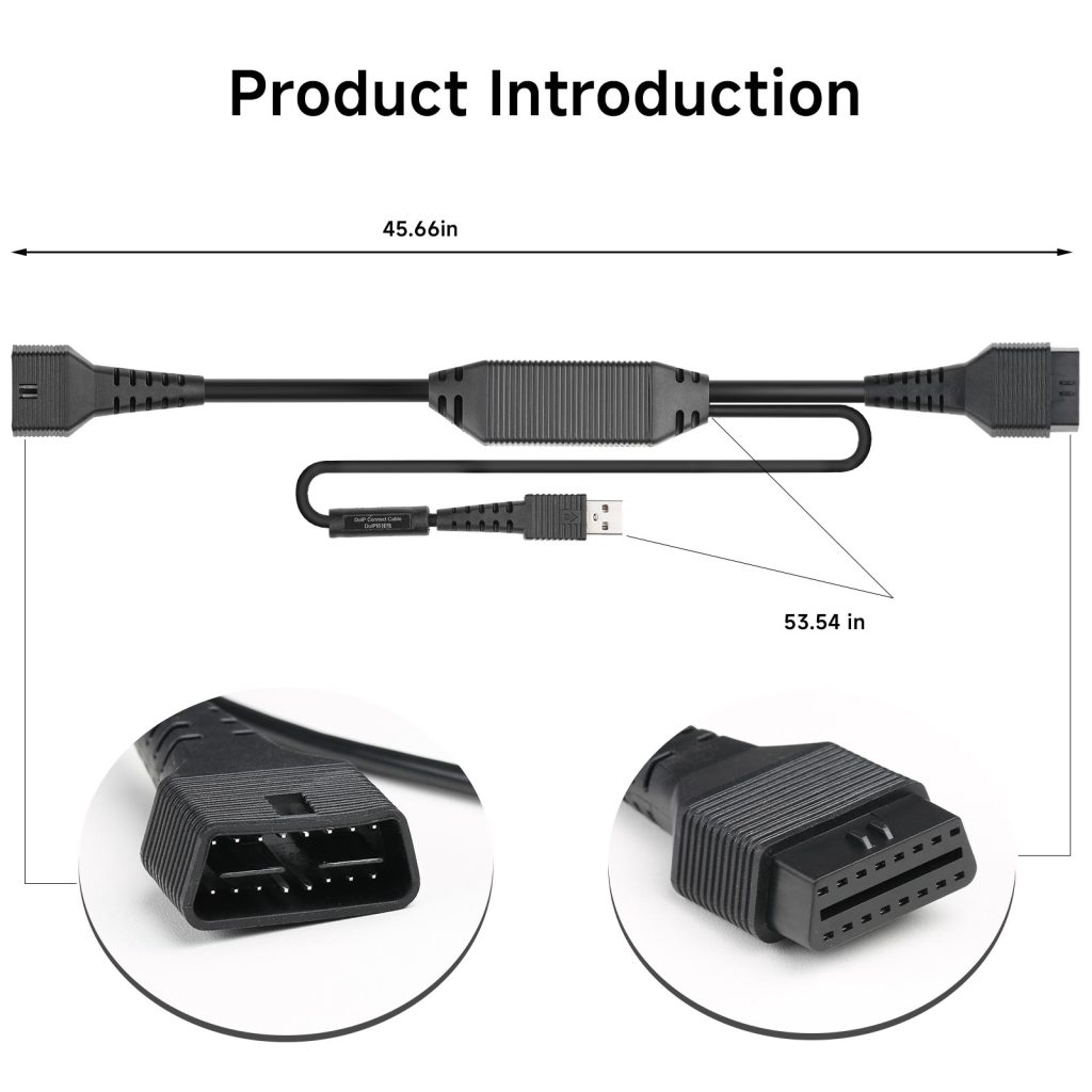 2024 LAUNCH DOIP Adapter Cable for Devices with CAR VII Bluetooth ...
