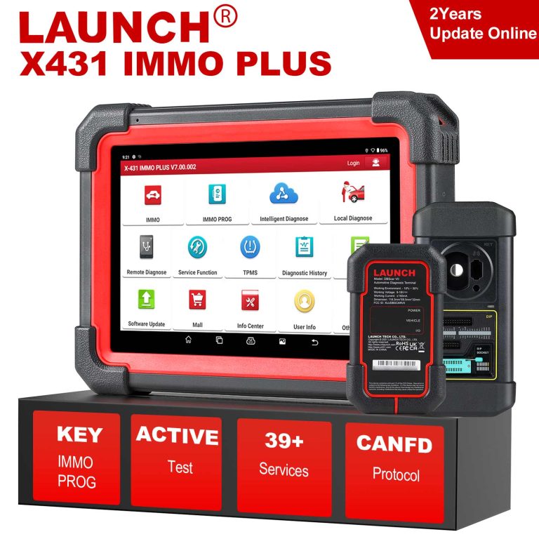 2024 Launch X431 IMMO Plus Key Programmer 3-in-1 IMMO Clone Diagnostics Functions Global Version ...