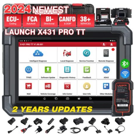 Original LAUNCH X431 PRO TT Full System Bidirectional Scan Tool with ...