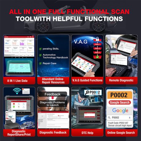 Original LAUNCH X431 PRO TT Full System Bidirectional Scan Tool with ...