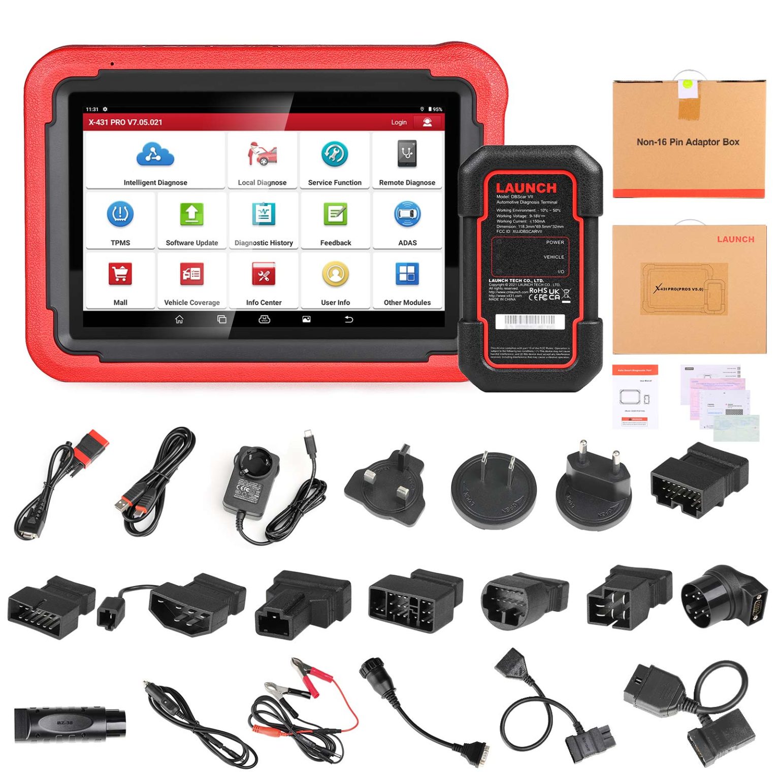 2024 Launch X431 PROS V5.0 Auto Diagnostic Tool Full System Scanner ...