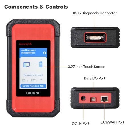 LAUNCH X431 PAD V OBD2 CAR Diagnostic tool J2534 Online programming ...