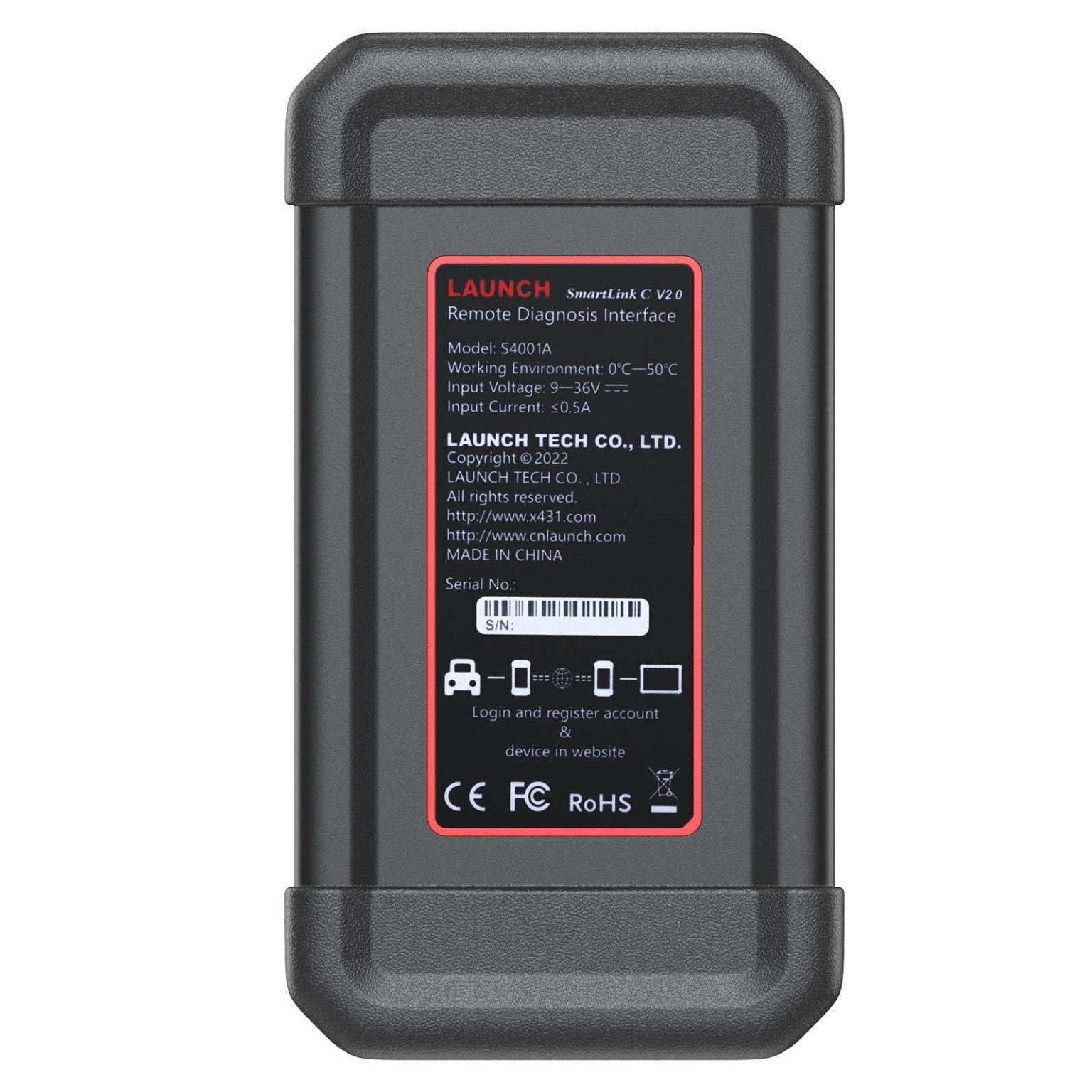 Launch X431 SmartLink C V2.0 – Remote Diagnostic Device ( Vehicle Data ...