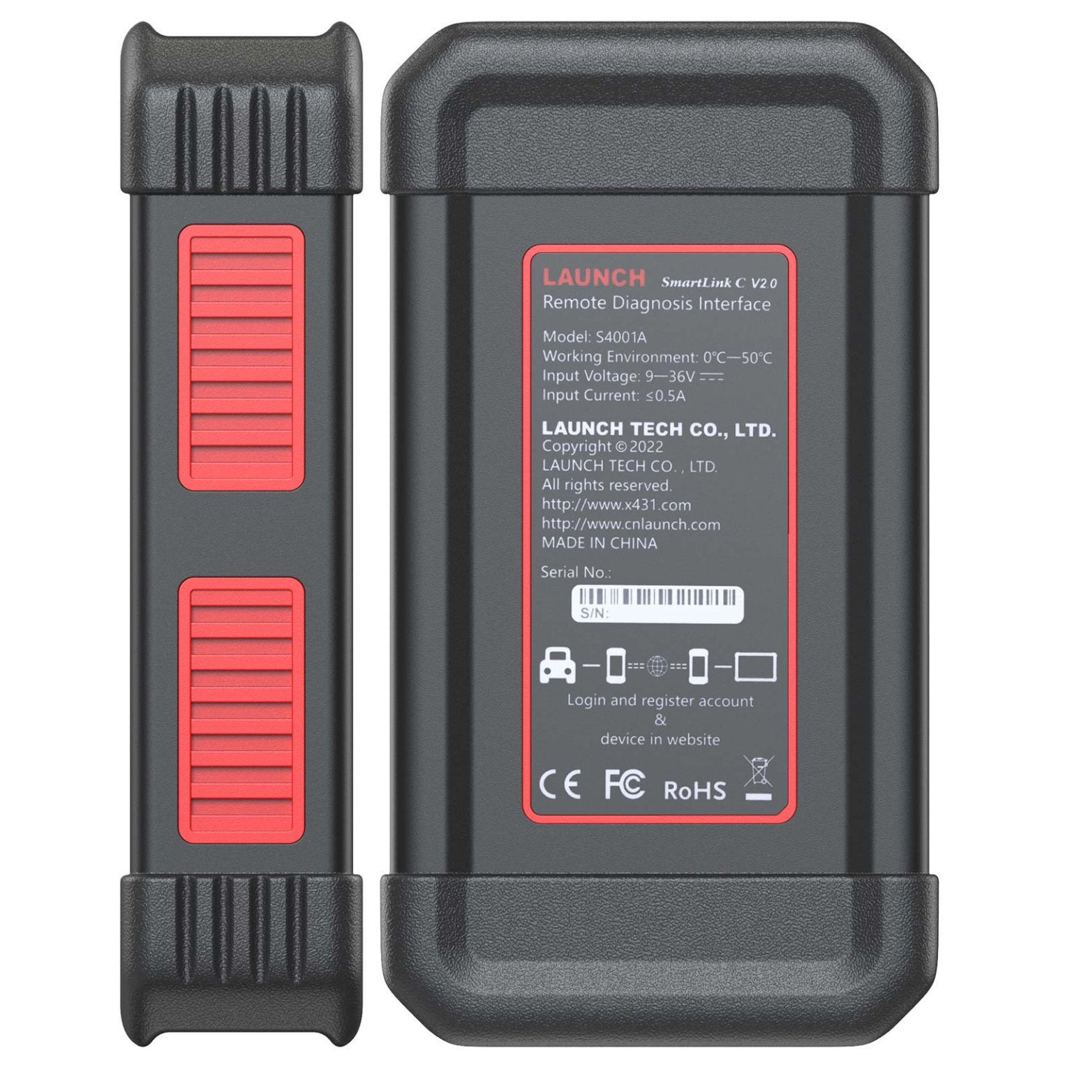Launch X431 SmartLink C V2.0 – Remote Diagnostic Device ( Vehicle Data ...
