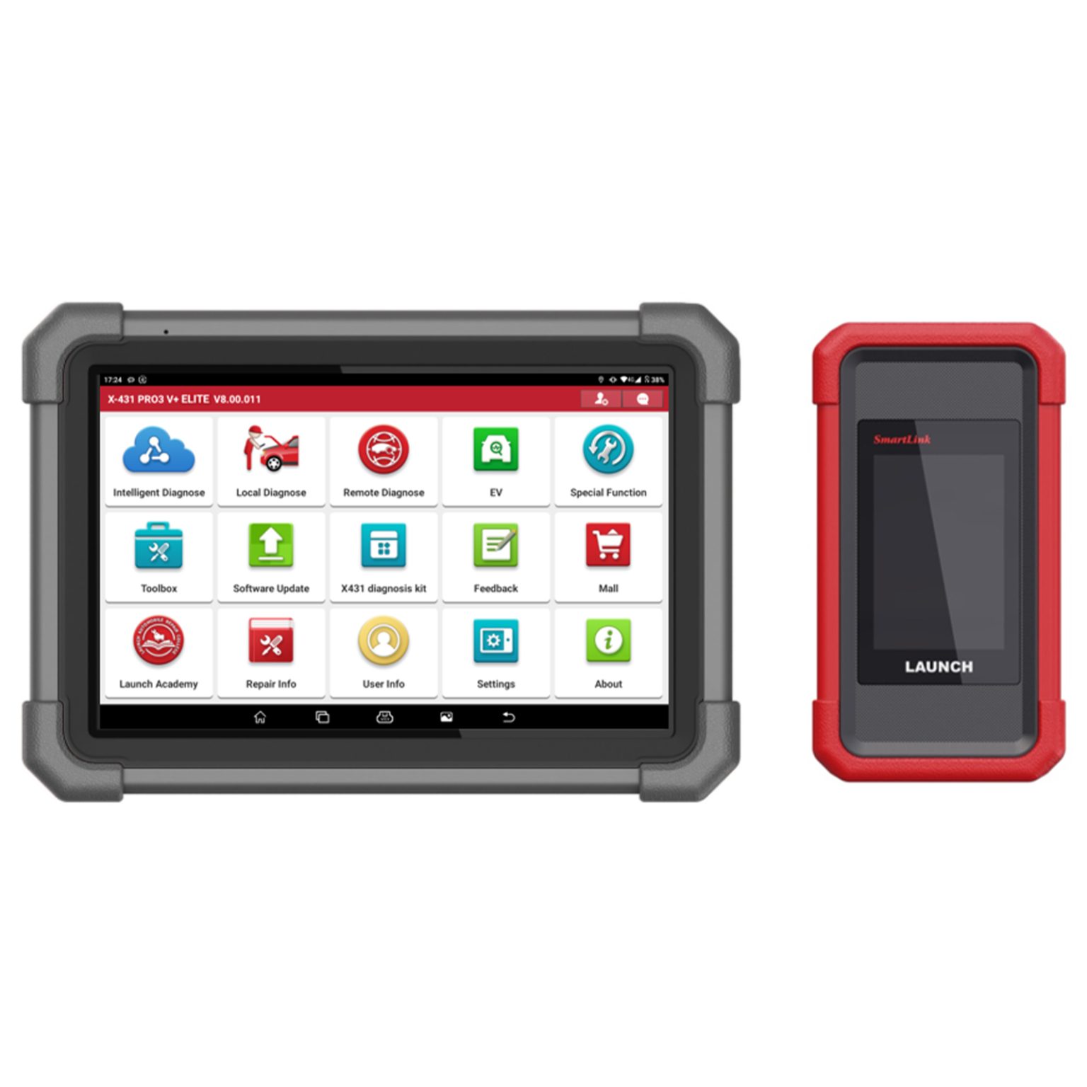 LAUNCH X431 PRO3 V+ 5.0 Elite Upgraded Bidirectional Scan Tool with Topology Map, AutoAuth for ...