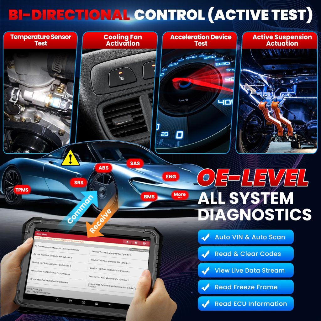 2026 LAUNCH X431 PRO3S+ Elite All-in-One Bidirectional Scan Tool with ...