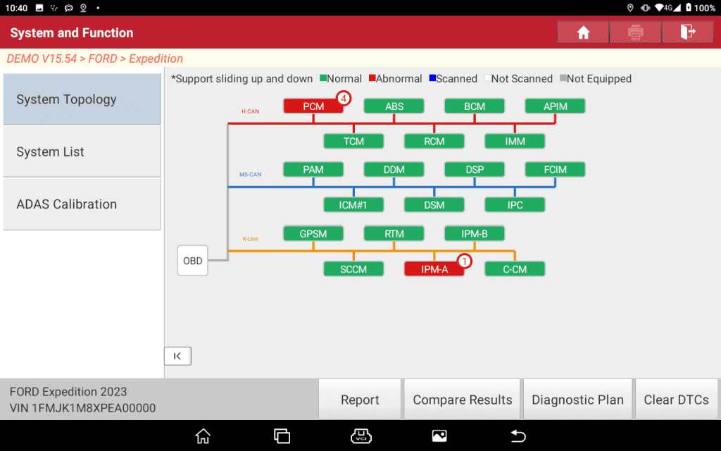 LAUNCH X431 PRO3 V+ 5.0 Elite Upgraded Bidirectional Scan Tool with ...